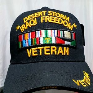 Accessories | Military Desert Storm Iraqi Freedom Veteran Hat | Poshmark